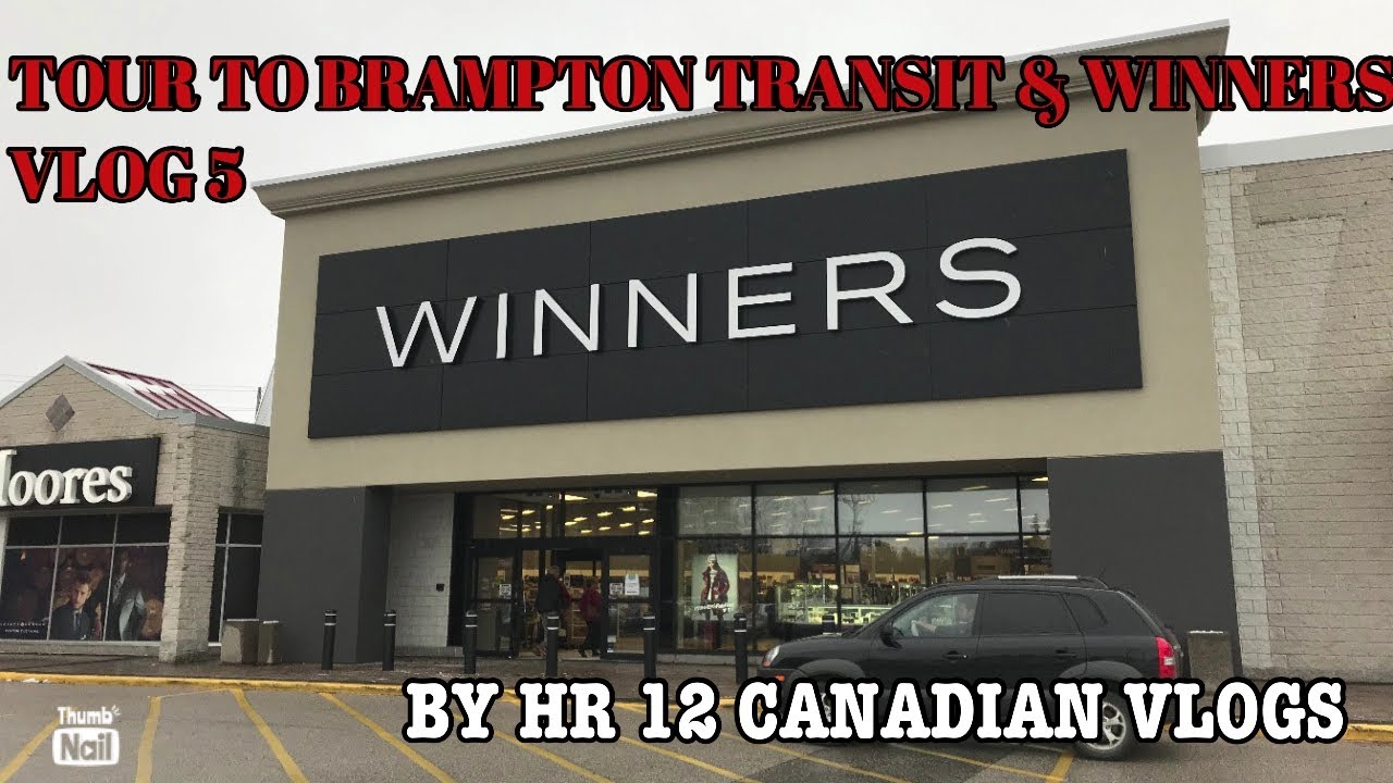 Tour To Brampton Transit And Winners Store Vlog 5 - YouTube