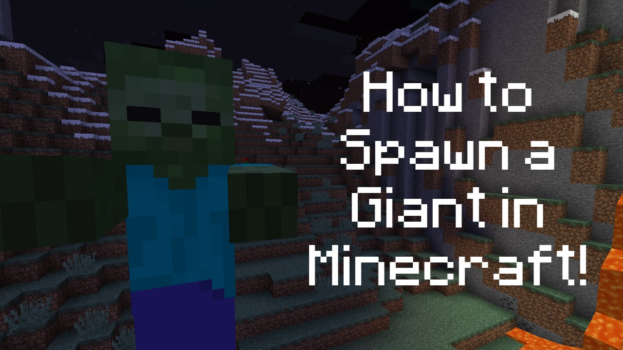 Minecraft Tutorial - Giant Zombie [1.8] - YouTube