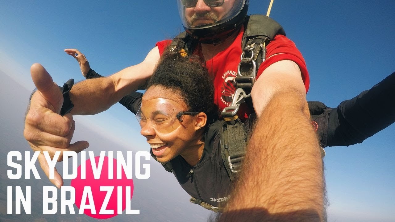 SKYDIVING in BRAZIL!! | Vlog - YouTube