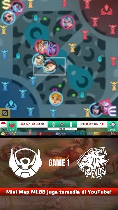 [Mini Map] BTR vs EVOS - Game 1 - Week 2 Day 2 - Regular Season - MPL ID S15 - YouTube