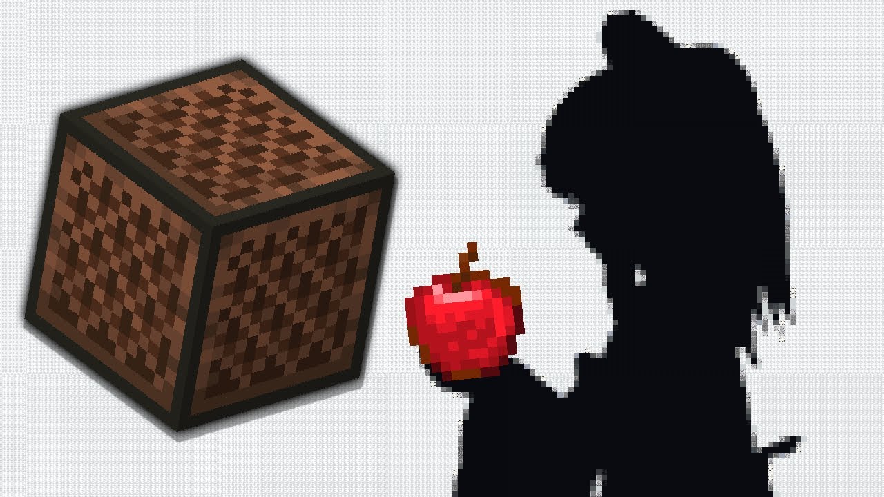 Bad Apple In Minecraft (LITERALLY) - YouTube