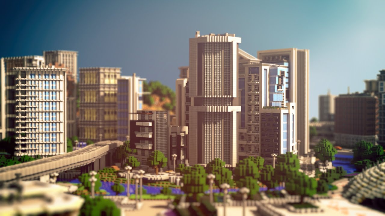 Hololens City - Minecraft Cinematic - YouTube