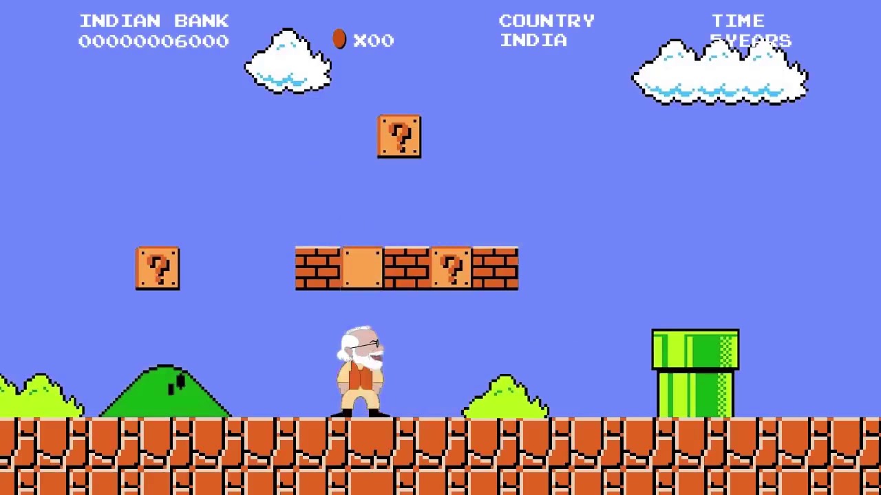 Indian version of Mario - Modi Mario! Mitrooooon..... - YouTube