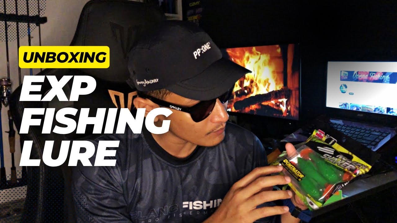 UNBOXING EXP FISHING LURE | SOFT PLASTIC NOISY SHAKER | DOMINATOR ...