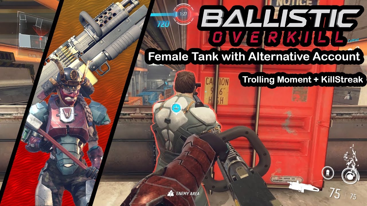 [Ballistic Overkill] Female Tank - YouTube