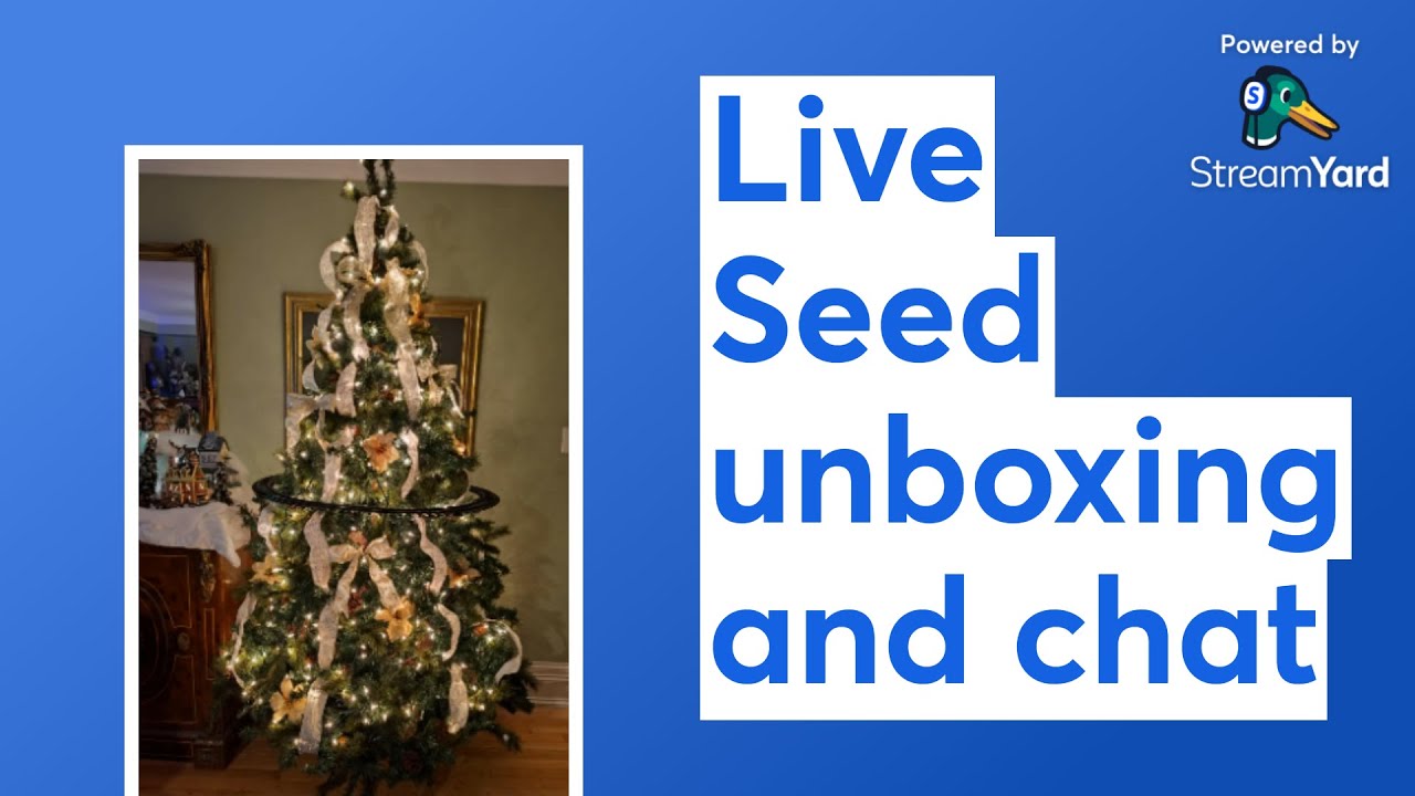 Live Seed unboxing and chat - YouTube