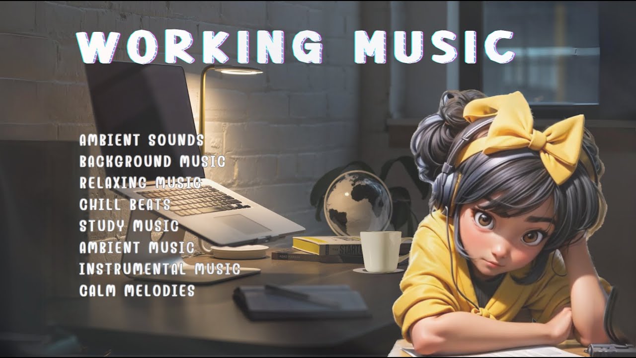 WORKING MUSIC(Ambient ,Background,Relaxing,Chill beats,Study ,Ambient ...