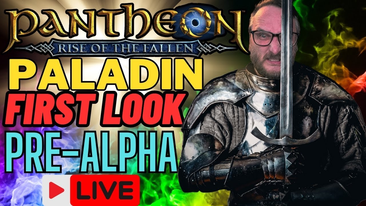 Pantheon Rise of the Fallen MMO LIVE : Paladin & Warrior Showcase - YouTube