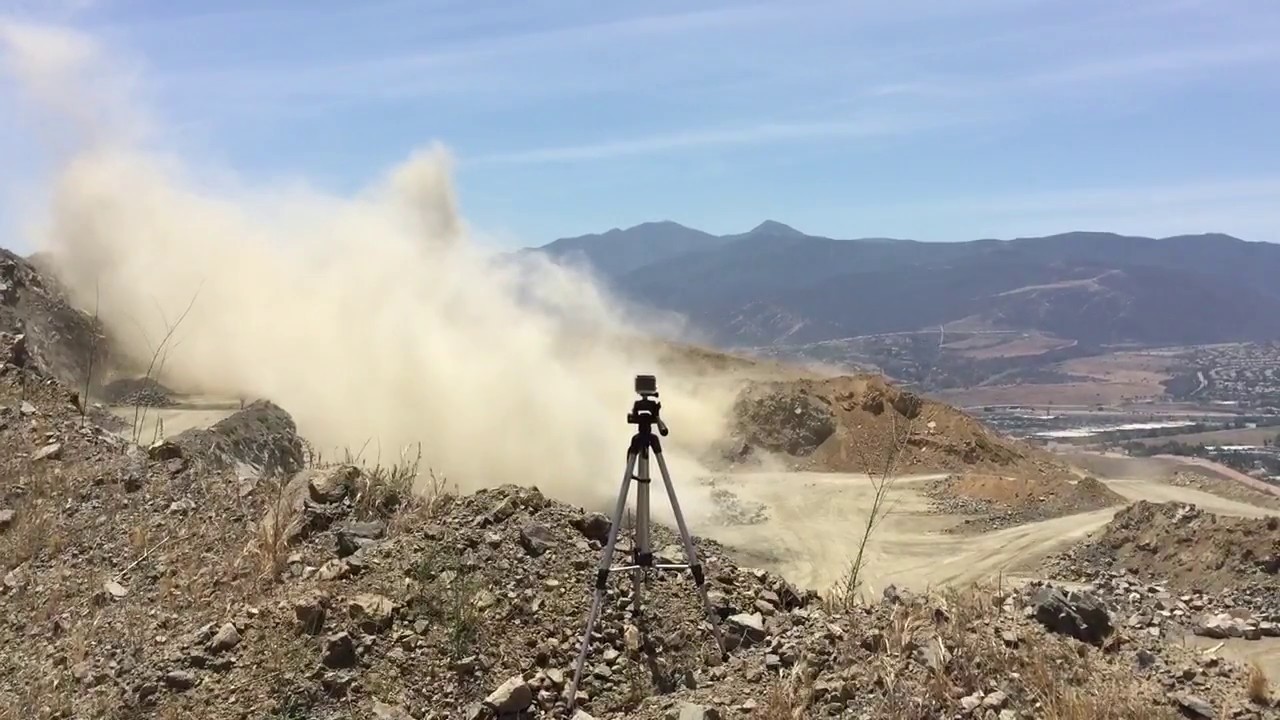 Landscape Rock Quarry Blast - YouTube