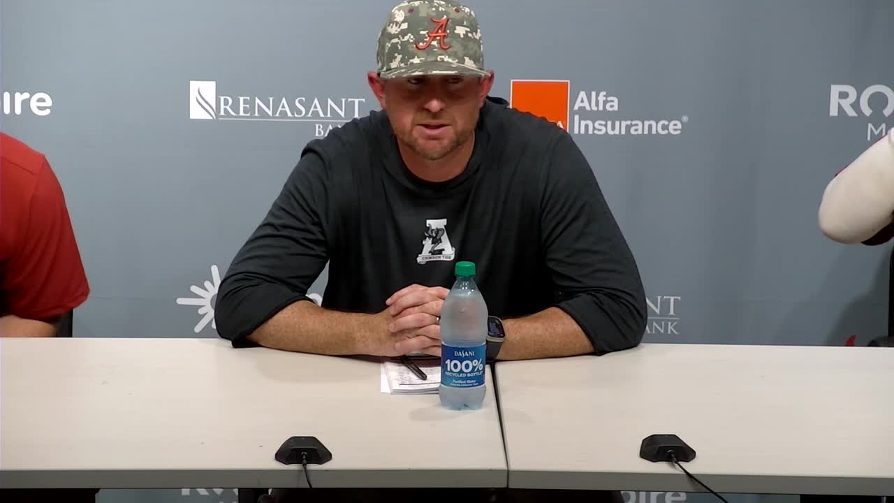 Zane Adams, Bryce Eblin and Coach Rob Vaughn on Alabama's blowout of ...
