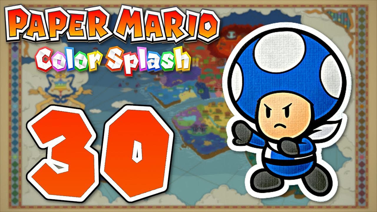 Paper Mario Color Splash [German][#30] Blaue Retter-Toads! - YouTube