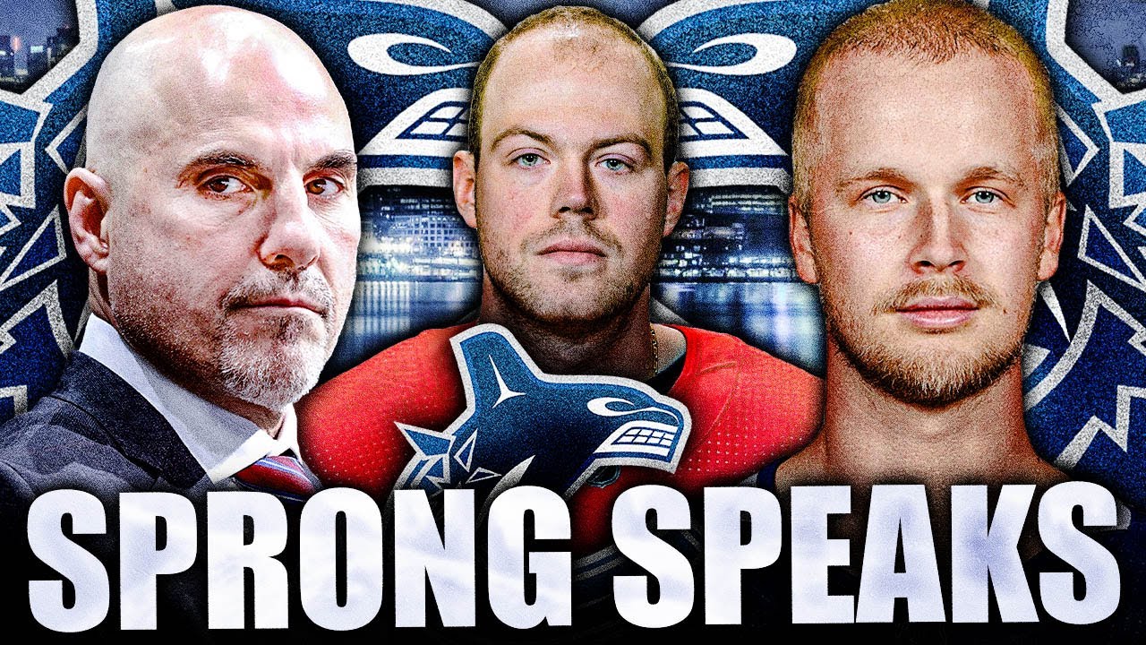 DANIEL SPRONG SPEAKS OUT ON RICK TOCCHET, ELIAS PETTERSSON, AND MORE ...