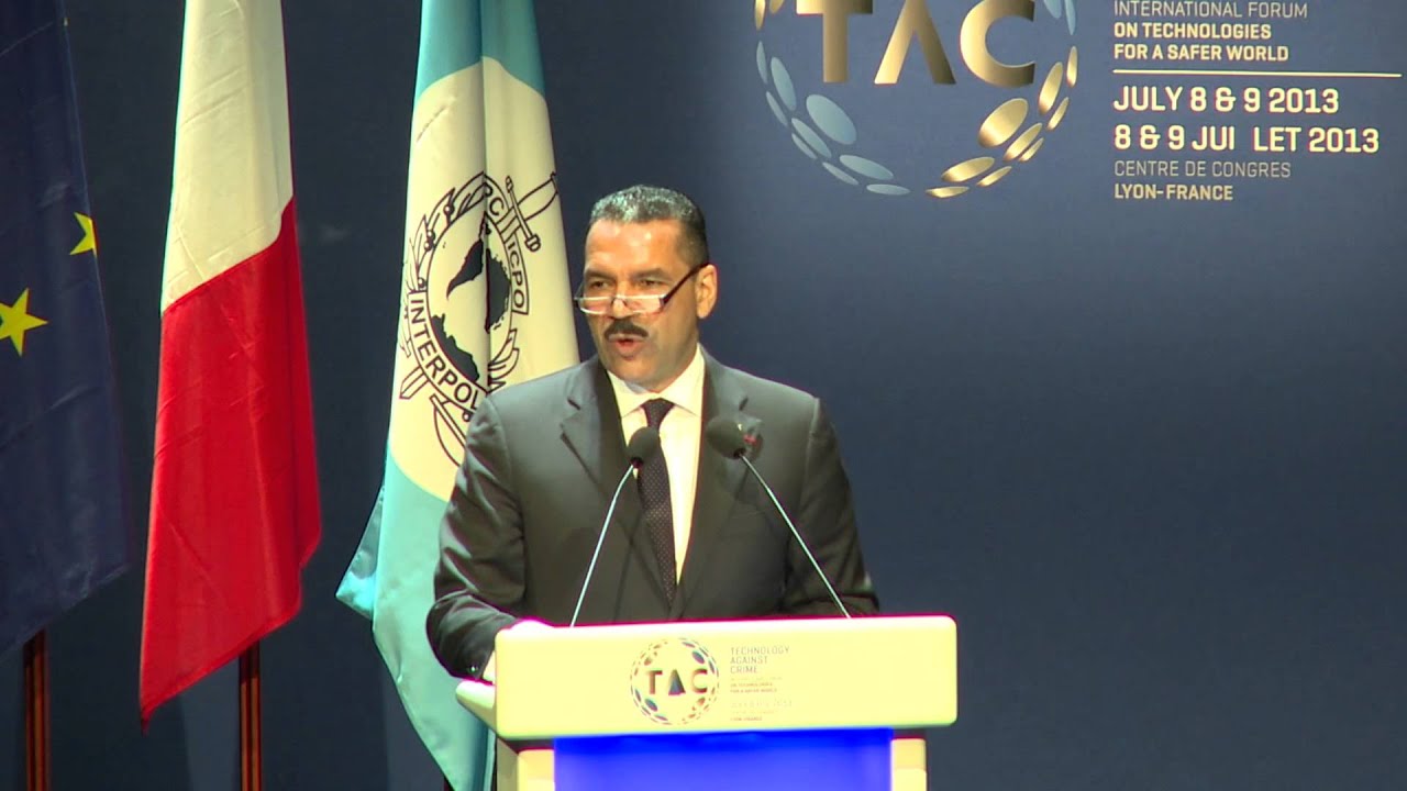 INTERPOL SECRETARY GENERAL - TECHNOLOGY AGAINST CRIME CONFERENCE - YouTube