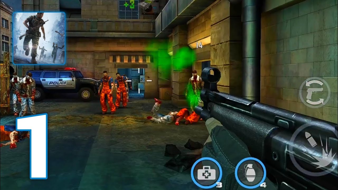 Dead Target - Gameplay Walkthrough - Part 1 | Zombie Attack (iOS ...
