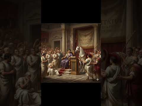 Le Cheval Sénateur de l'Empire Romain #Caligula #RomeAntique #SaviezVous #Cheval #HistoireFolle