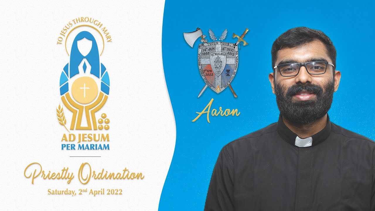 Archdiocese of Bombay - Deacon Aaron Sequeira | Ordinations 2022 | Ad Jesum Per Mariam - YouTube