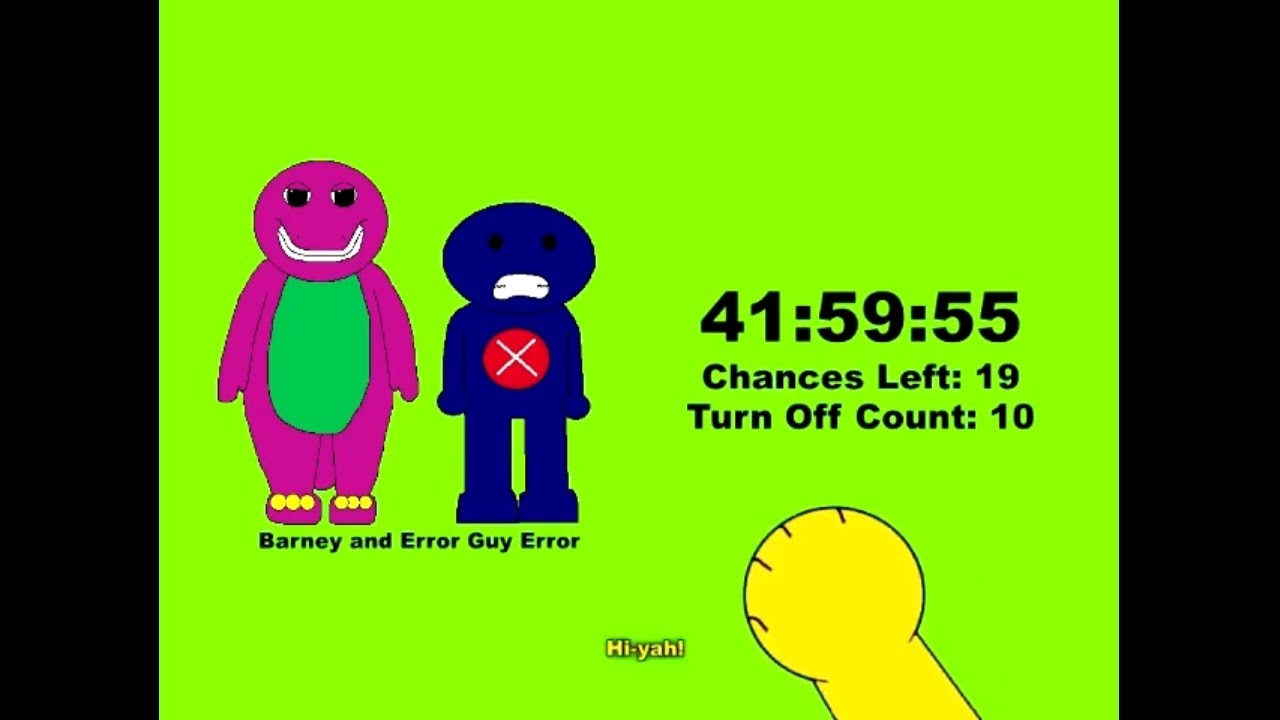 Barney And Error Guy Error (Full Version) - YouTube