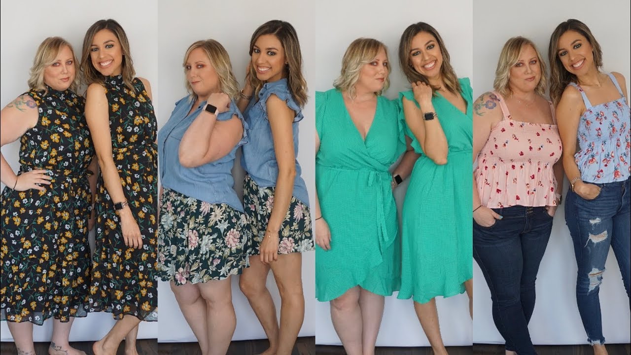 TARGET Clothing Haul + Try-On | Two Body Types, size inclusion ...