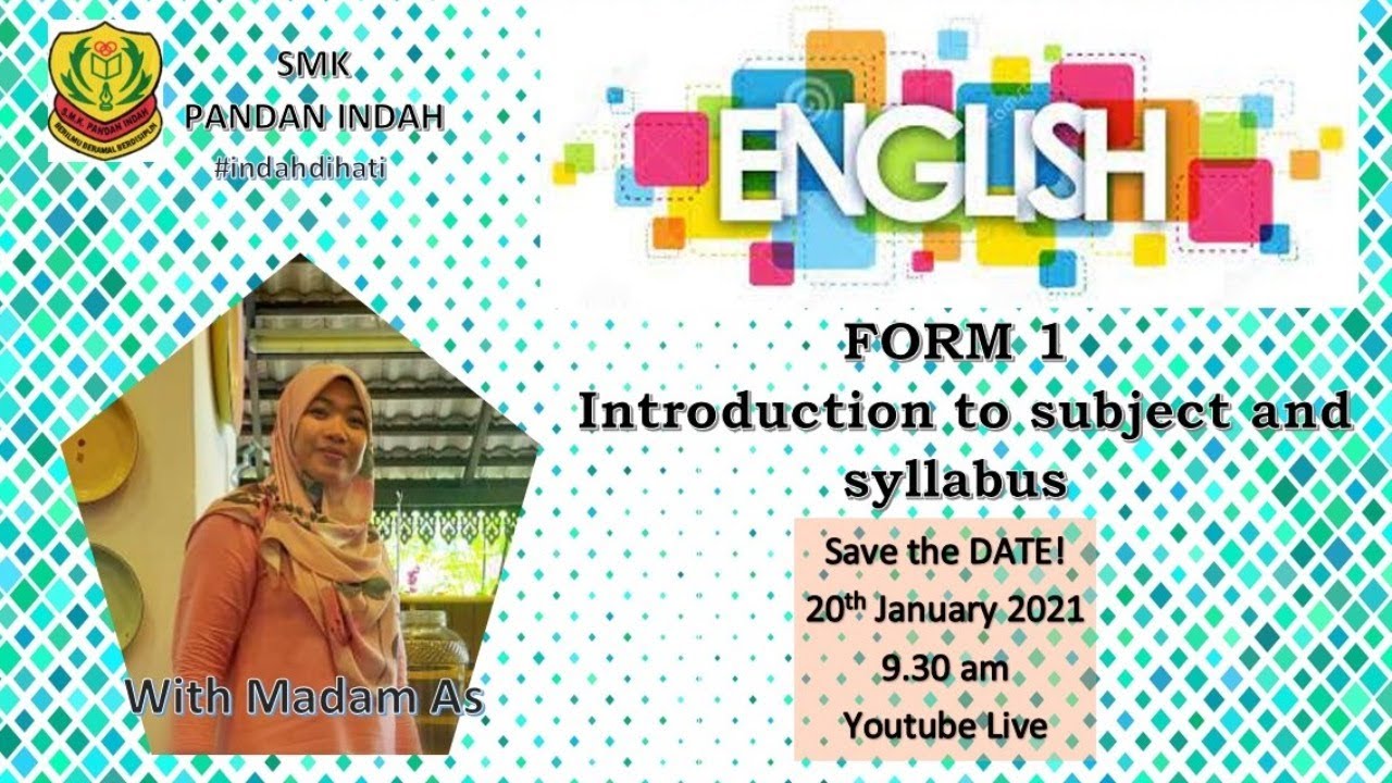 ENGLISH FORM 1- INTRODUCTION - YouTube
