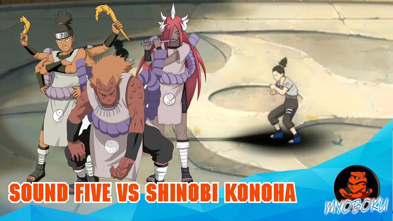 Shinobi Genin Konoha VS Sound Five | NARUTO ONLINE MOBILE - YouTube