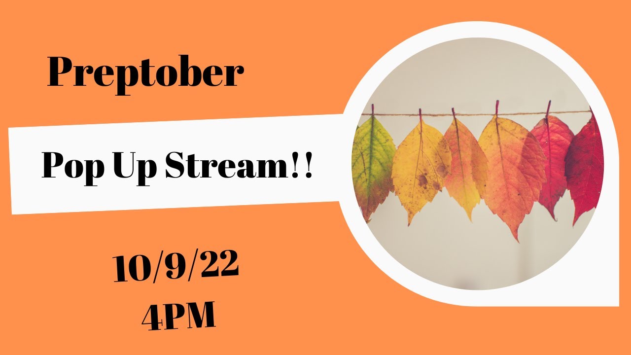 Preptober Pop Up! - YouTube