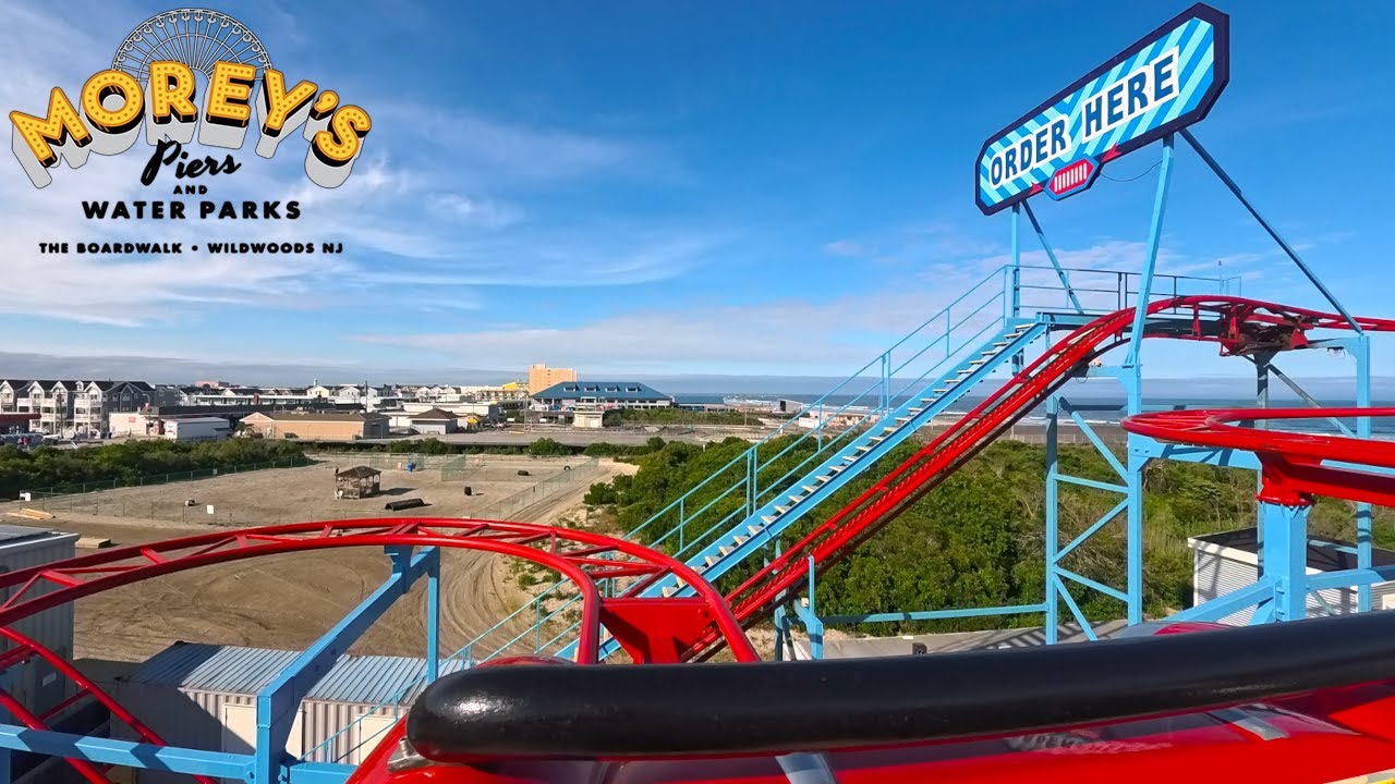 Doo Wopper Front Seat On-Ride POV (4K) | Morey's Piers - YouTube