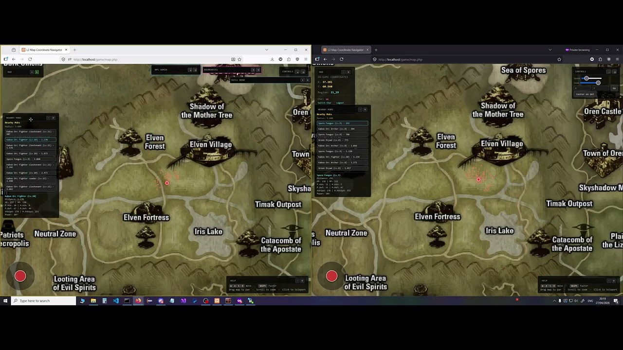 L2Web (Text Based Lineage2) Day 2 - YouTube