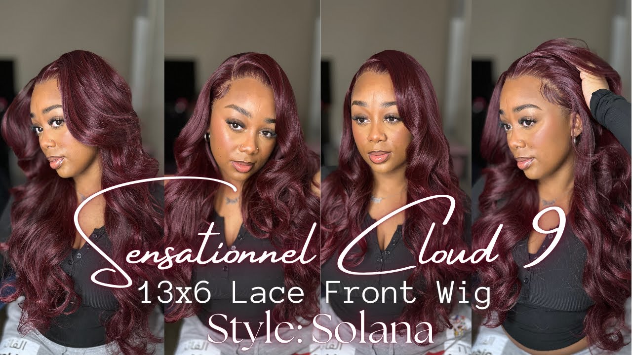 SENSATIONNEL CLOUD 9| 13X6 LACE FRONT WIG| STYLE SOLANA| WIG INSTALL ...