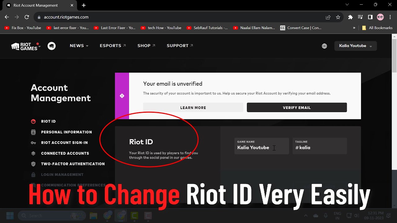 How to Change Riot ID Very Easily (Guide) - YouTube