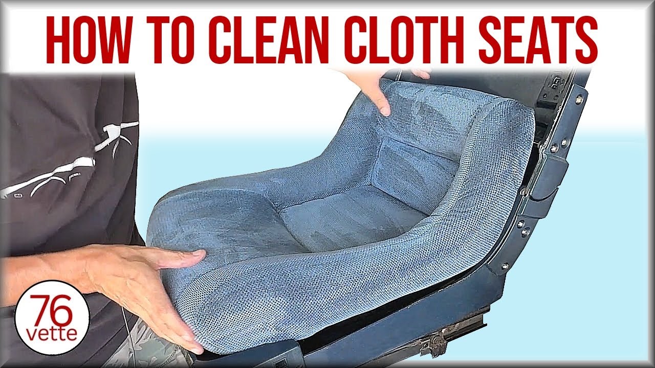 DEEP CLEANING Corvette C3 Clamshell SEATS - YouTube