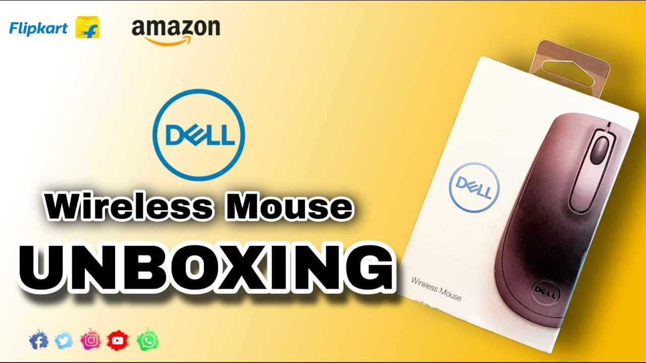 DELL WM 118 WIRELESS MOUSE UNBOXING - YouTube