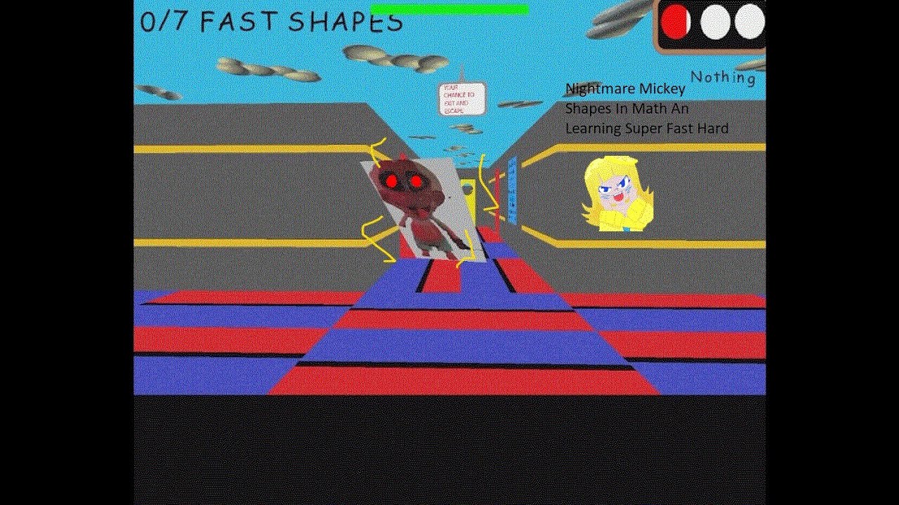 (I HATE PRINCIPAL!)Nightmare Mickey Shapes In Math And Learning Super ...