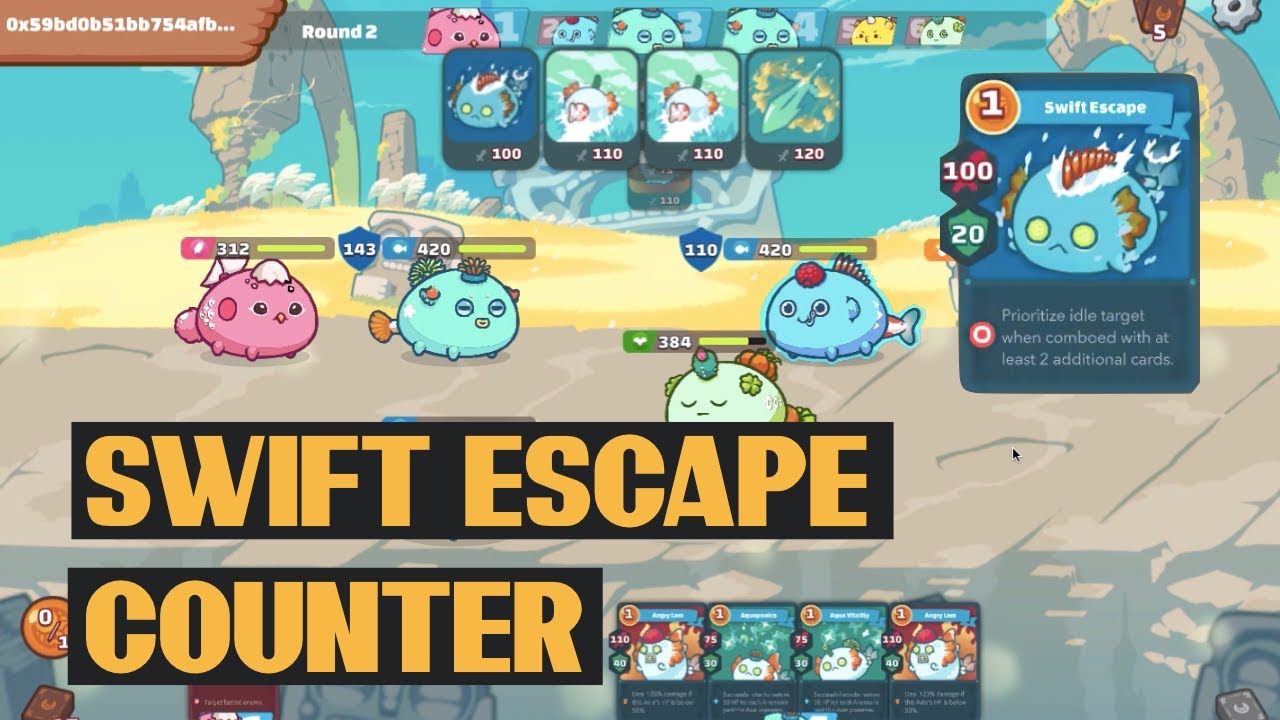 SWIFT ESCAPE AQUA COUNTER (Aqua Aqua Bird) AAB VS ABP Axie Infinity ...