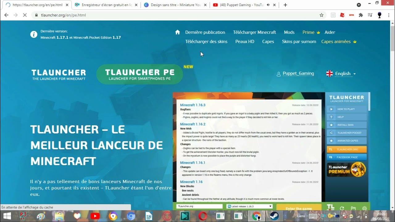 TUTO Comment installer minecraft gratuitement - YouTube
