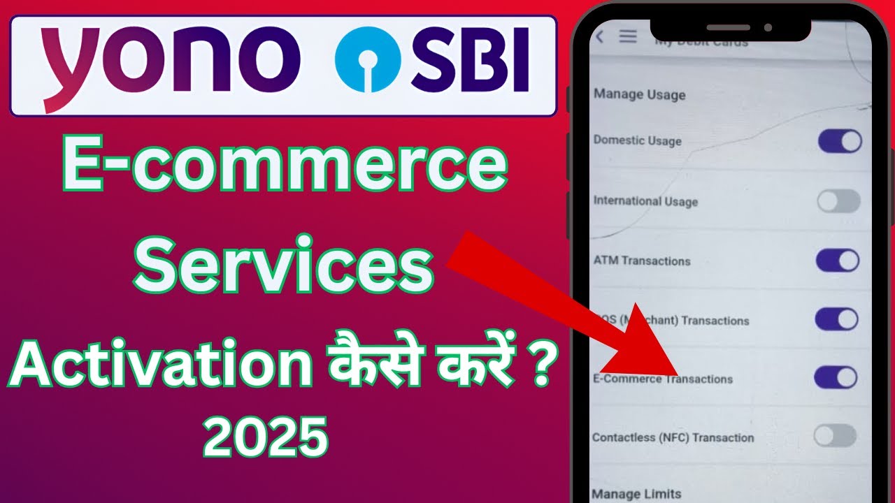 How to activate sbi debit card for domestic ecom transaction through ...