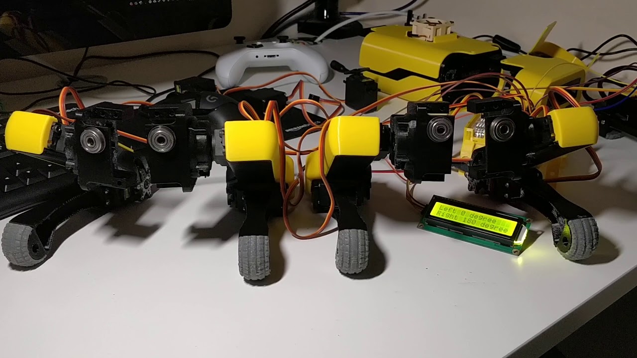 SpotMicro - Aligning servos 3 - YouTube