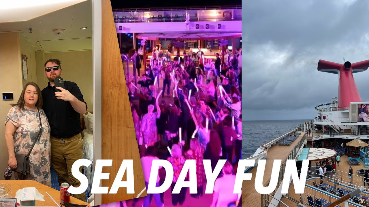 OUR FIRST SEA DAY ON THE CARNIVAL SUNSHINE | Carnival Sunshine Cruise ...