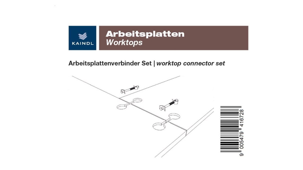 Arbeitsplattenverbinder Set | worktop connector set - YouTube