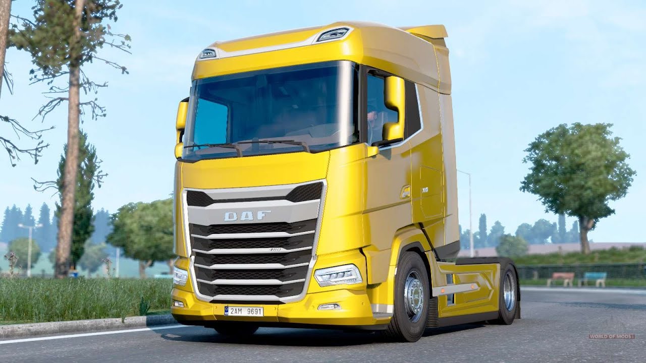 Euro Truck Simulator 2/ Путь на новом Daf/Стрим/ - YouTube