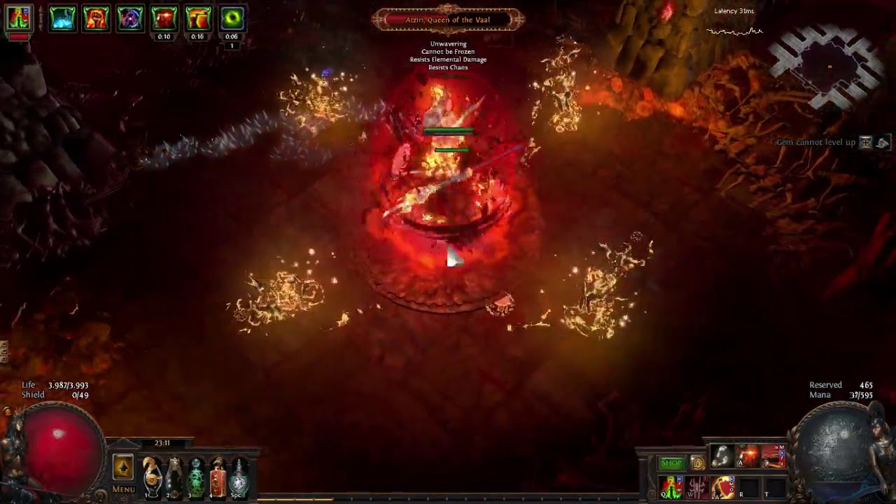 [POE] 3.0 Slayer Abyssus Crit Facebreaker - Testing Cyclone damage ...