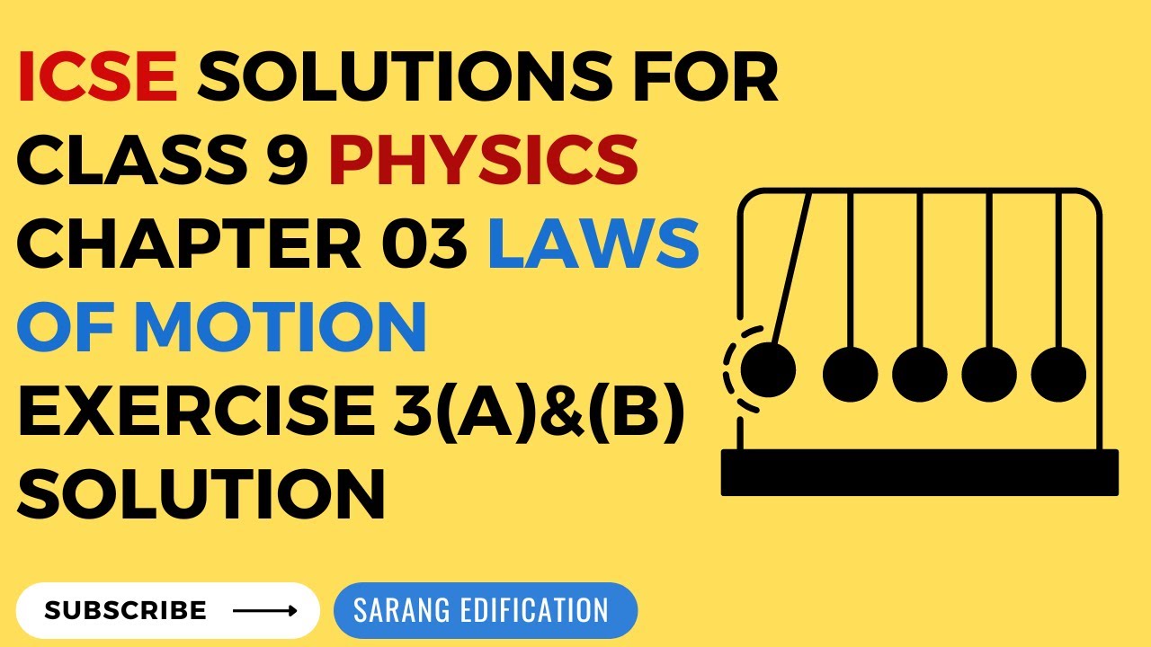 Selina Solutions for Class 9 physics Chapter 03 Laws of Motion Exercise ...