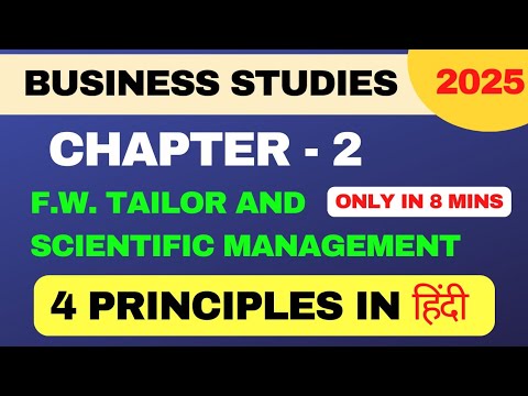 🔥 F.W. Taylor & Scientific Management | Class 12 Business Studies ...