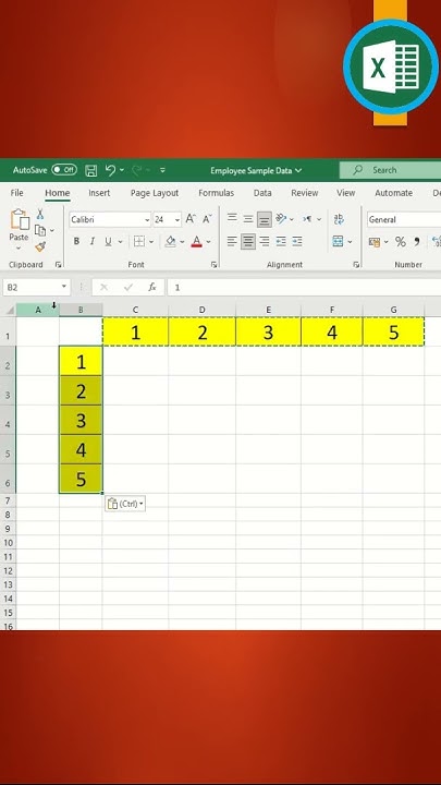 How To Rotate Column And Rows Data In Ms Excel Transpose Flip Rows And Columns In Excel