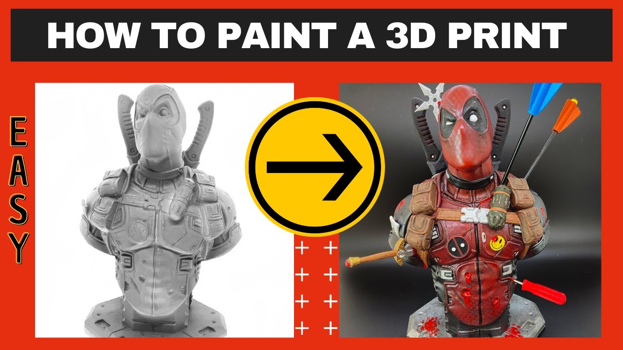 How to paint and finish a 3D print - YouTube