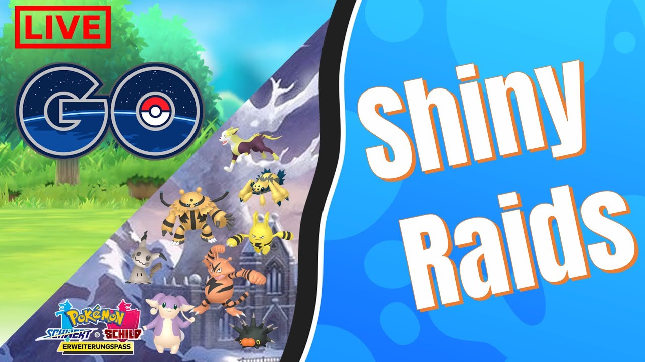 [Live] Shiny Raid Hour 🔴 Square Shiny Elektro Raids + Pokemon GO ...