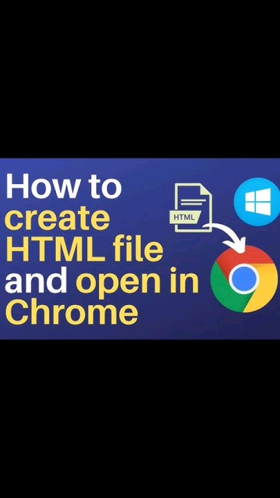 How to create HTML file 🤔and open in browser😇#html #coding # ...