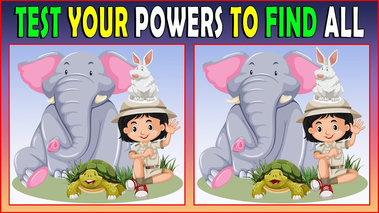 Spot The Differences : Brain Game: Find All 3 And Win [ Find The ...