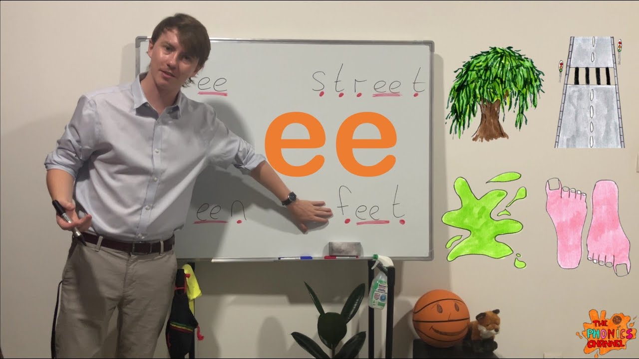 EE Phonics Sound with Words for Young Learners - Long Vowel E - Fun ...