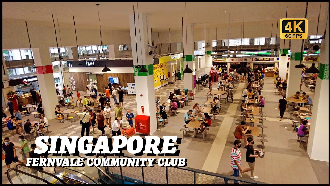 Singapore Fernvale Community Club & Hawker Centre and Market | Sengkang ...