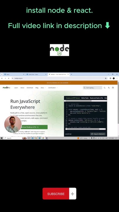 Install NodeJs for windows 64 bit. download nodejs current version for windows 64bit. #nodejs# ...